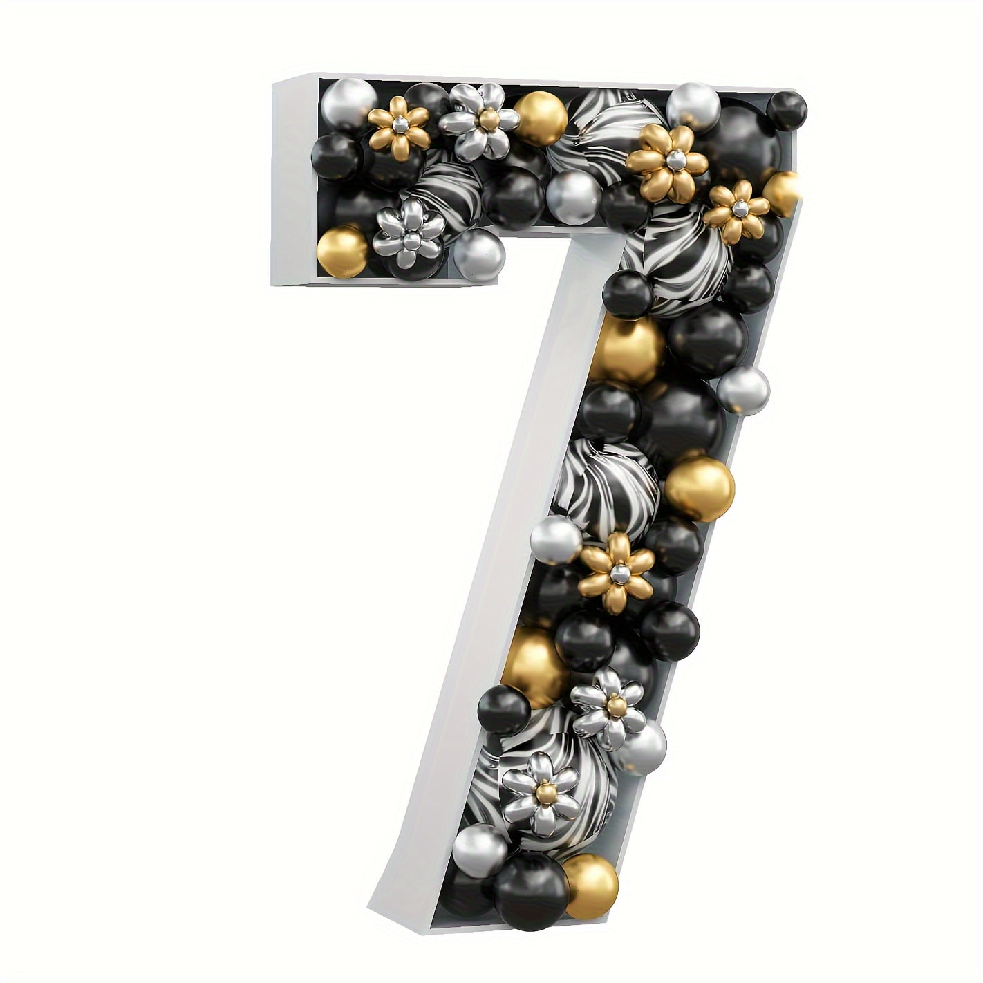 1pc of 28.74inch/36.02inch balloon frame with 3D KT board for birthday ...