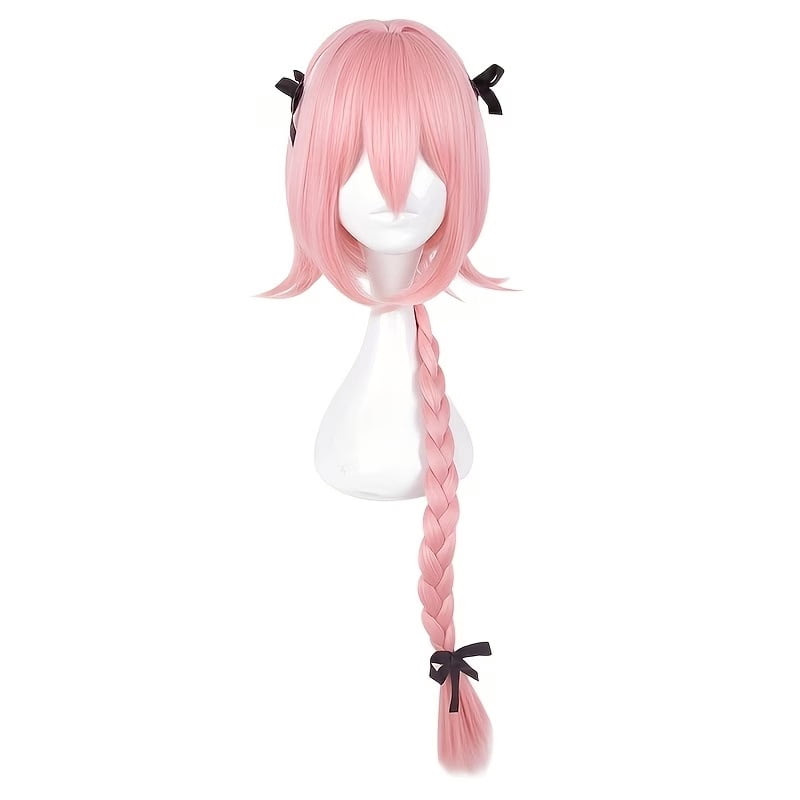 Pink high-temperature silk, matte silk, braided style highlighted ...