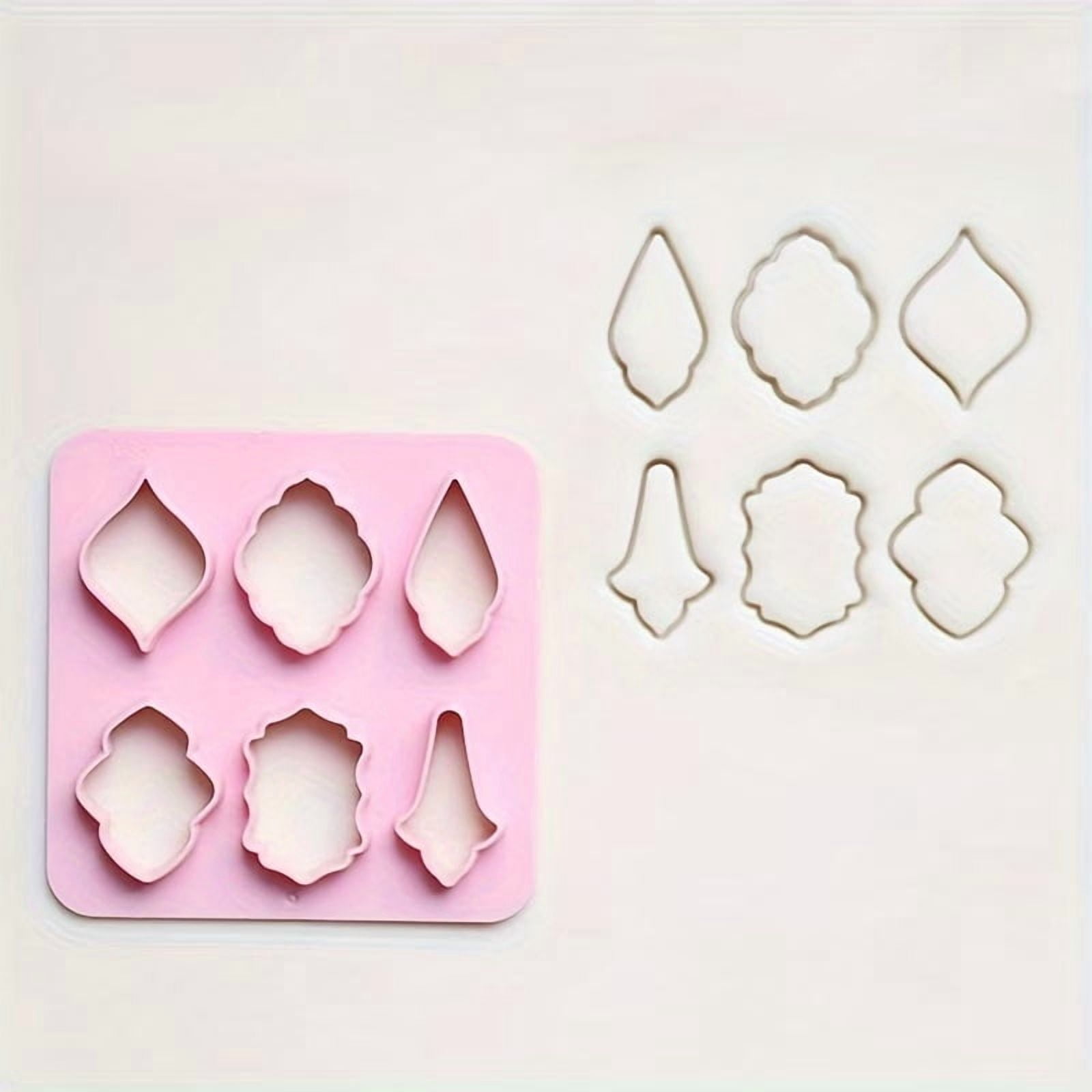 1pc, tool polymer plastic DIY Earring mold clay cutting DIY mold soft ...