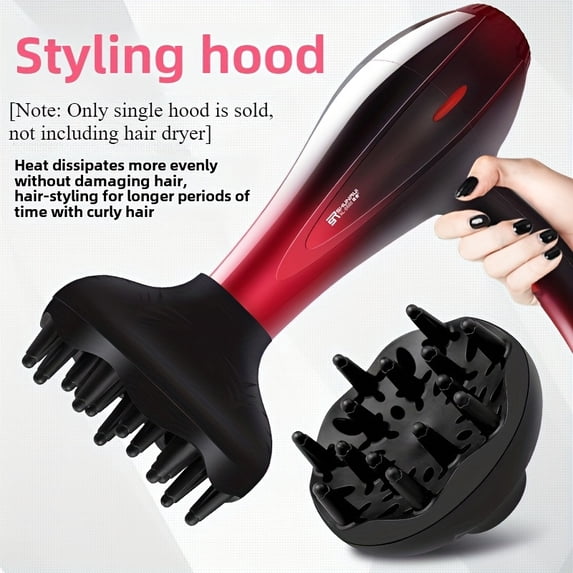 1pcReusable Wavy Styling Nozzle, Integrated Nozzle and Diffuser, Hair ...