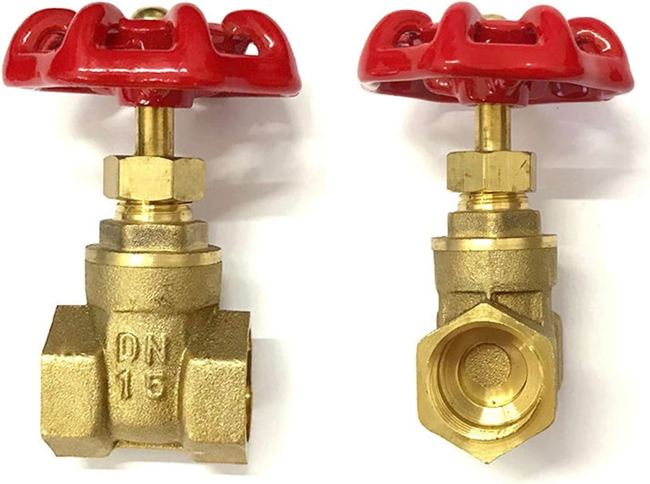 1pcs 1/2" 3/4" 1" 1-1/4" 1-1/2" 2" inch Brass Gate Valves Water Valve ...