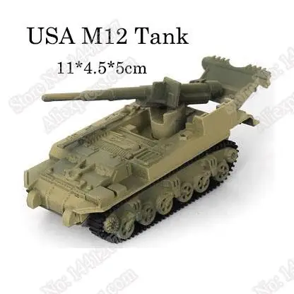 1pcs 1:72 4D Plastic Assemble Tank Kits World War II Model Puzzle ...