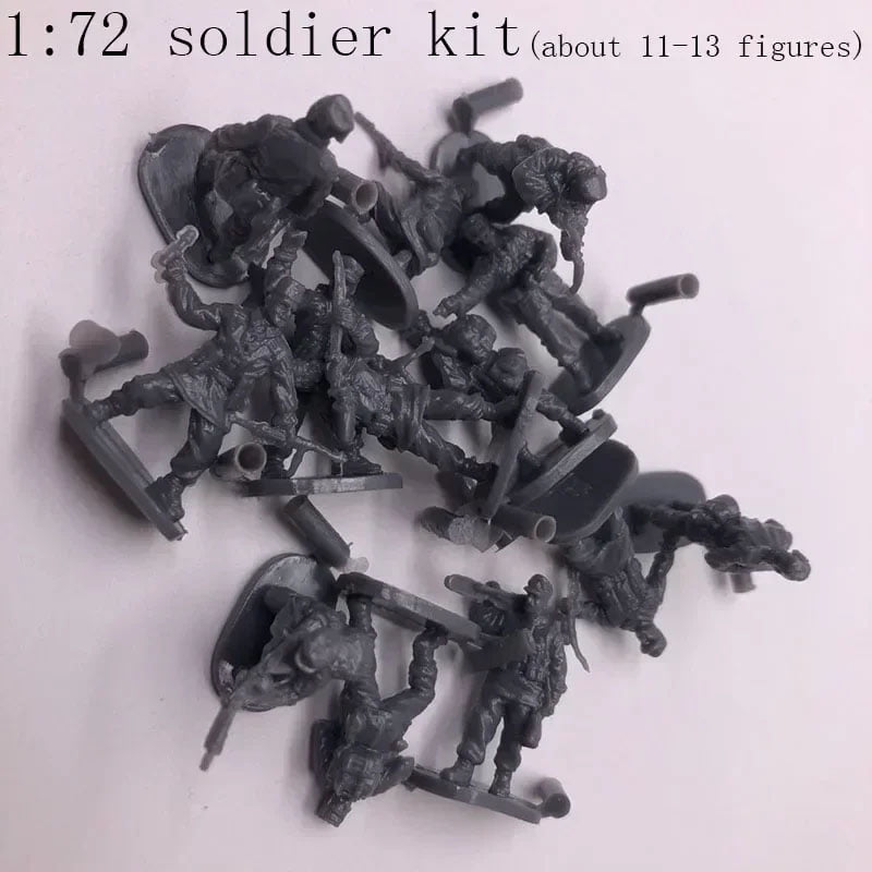 1pcs 1:72 4D Plastic Assemble Tank Kits World War II Model Puzzle ...