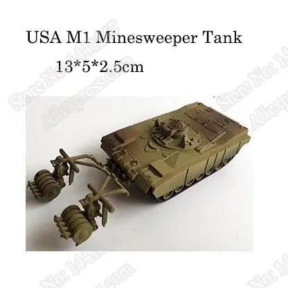 1pcs 1:72 4D Plastic Assemble Tank Kits World War II Model Puzzle ...