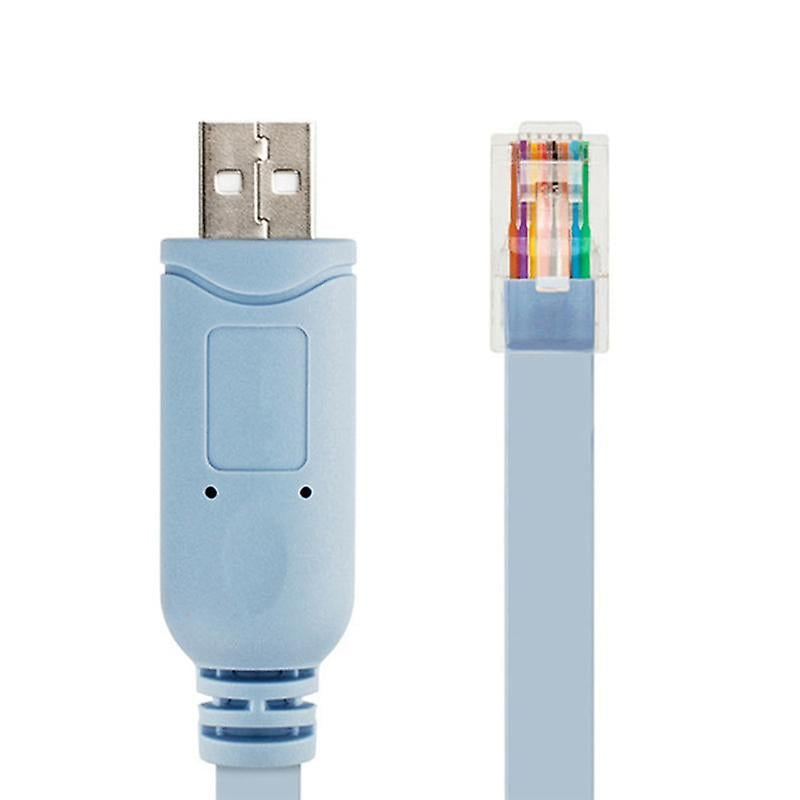 1pcs 1.8m Usb To Rj45 Cable Usb To Rs232 Serial Cable Usb To Rj45 ...