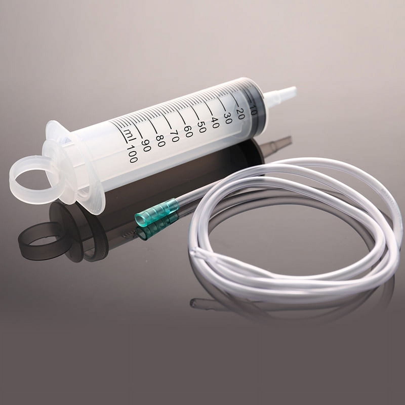 1pcs 100ml Large Capacity Syringe Reusable Pump Measuring With 1m Tube ...