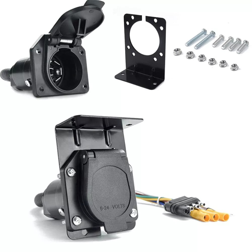 1pcs 12 V Tow Bar Electrics Adaptor Car Adapter 7 Pin Wire Connectors ...