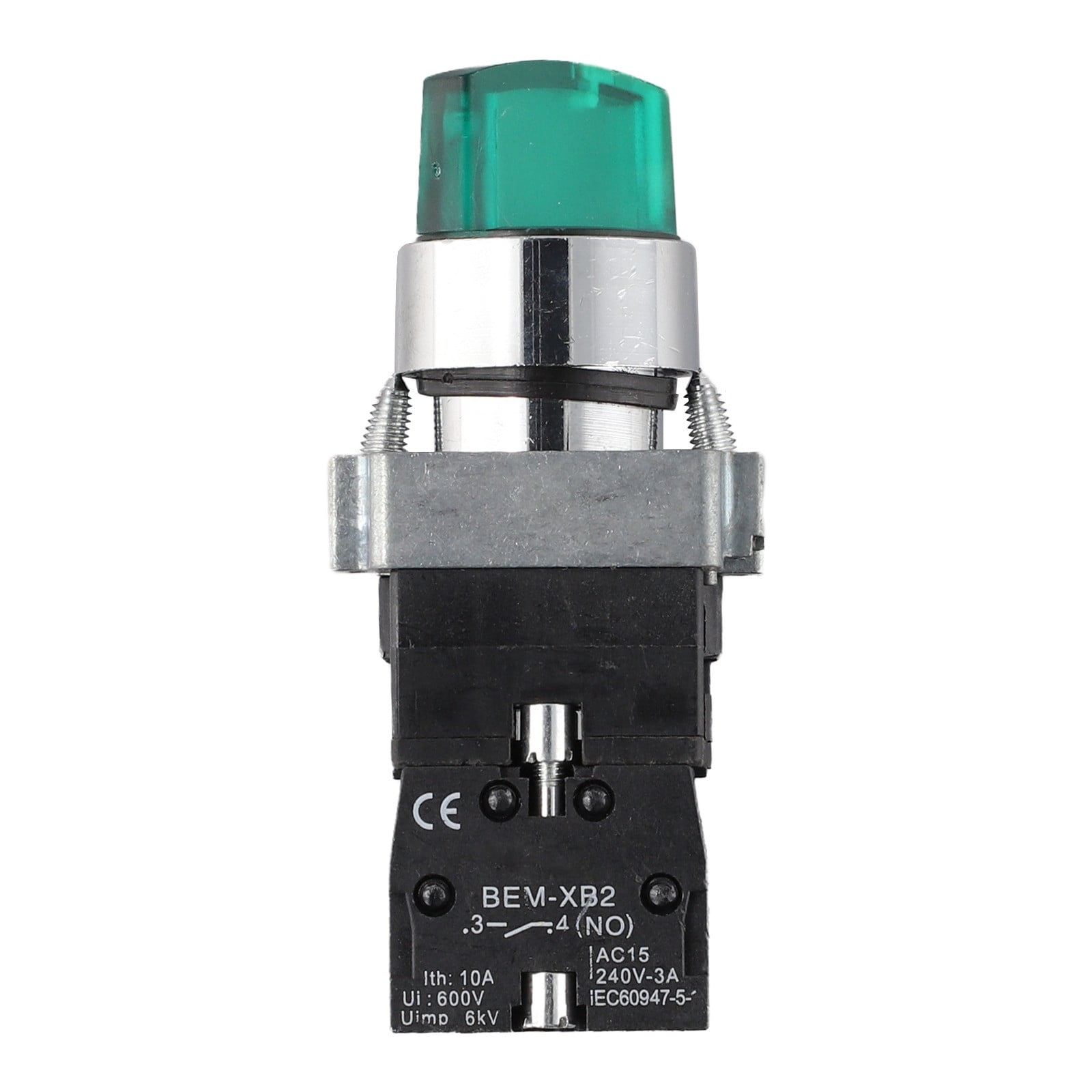 1pcs 22MM 24V/220V Knob Switch Button LED Light Rotary Switch Self-lock ...