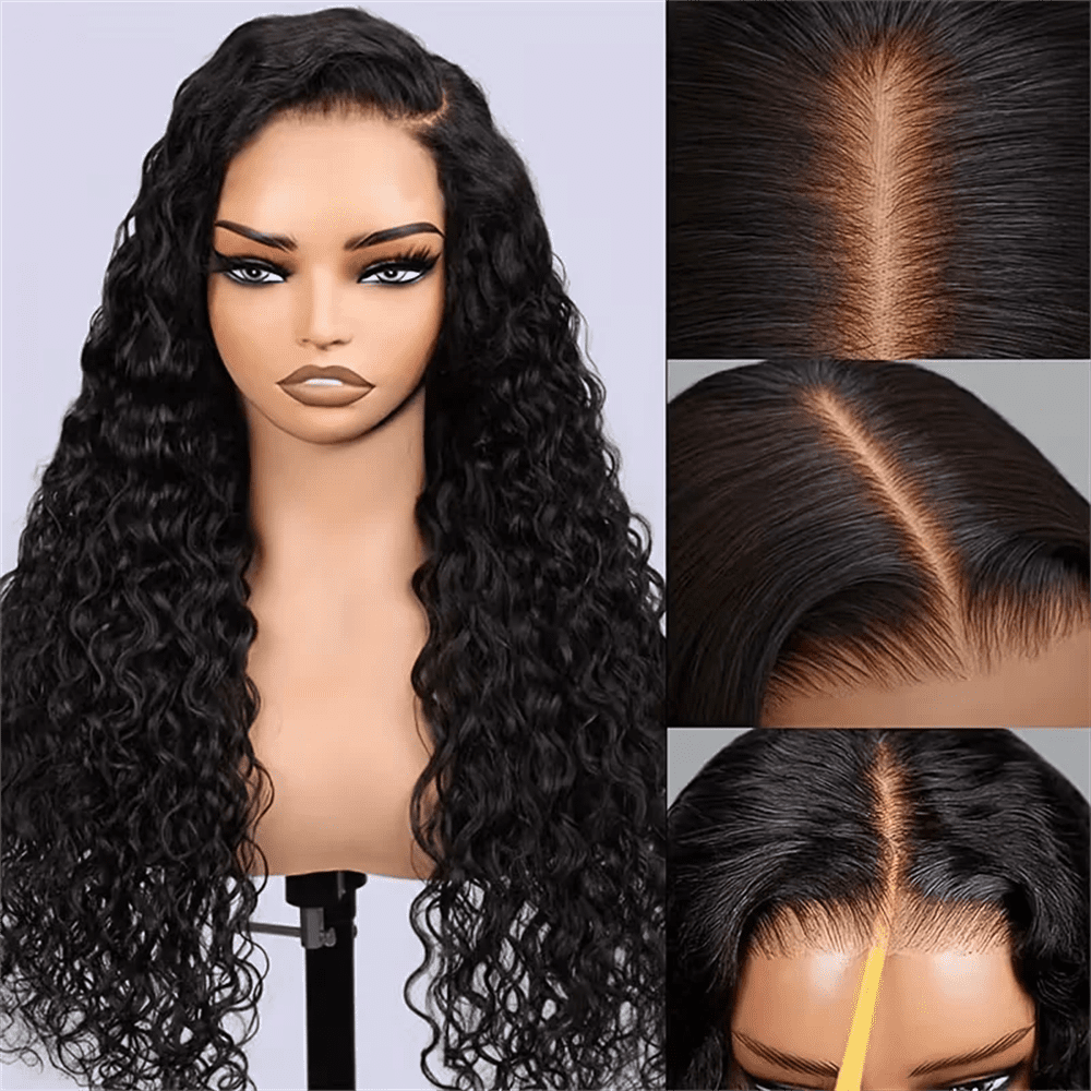 1pcs 26 Inch 180% Density Preplucked Baby Hair，Kinky Curly Lace Front ...