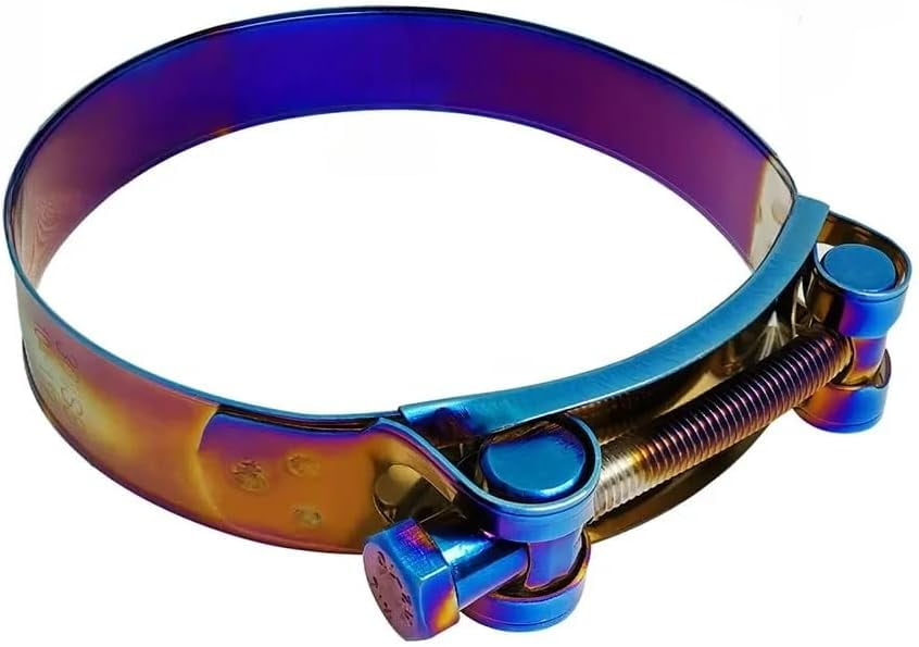 1pcs 26mm /114mm T Bolt Clamp Stainless Steel Hose Clamp Kit Adjustable ...