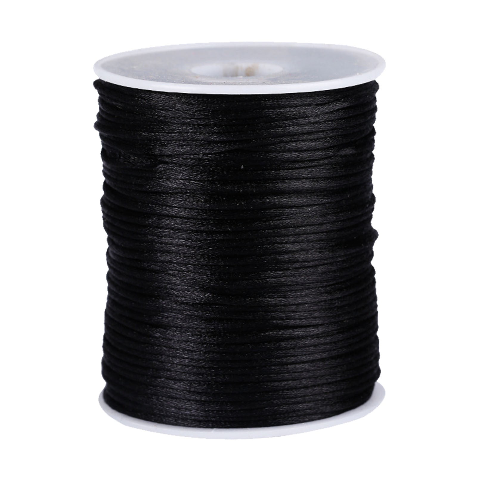 1pcs 2mm Black Elastic Cord Beading Thread Stretch String For Bracelet ...