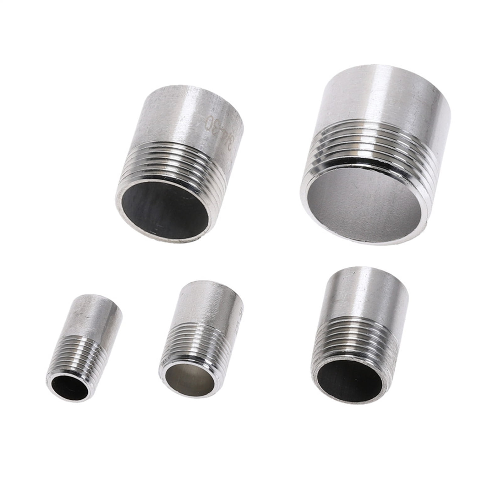 1pcs-304 Stainless Steel Single Round Tube Outer Wire Plumbing Fittings ...