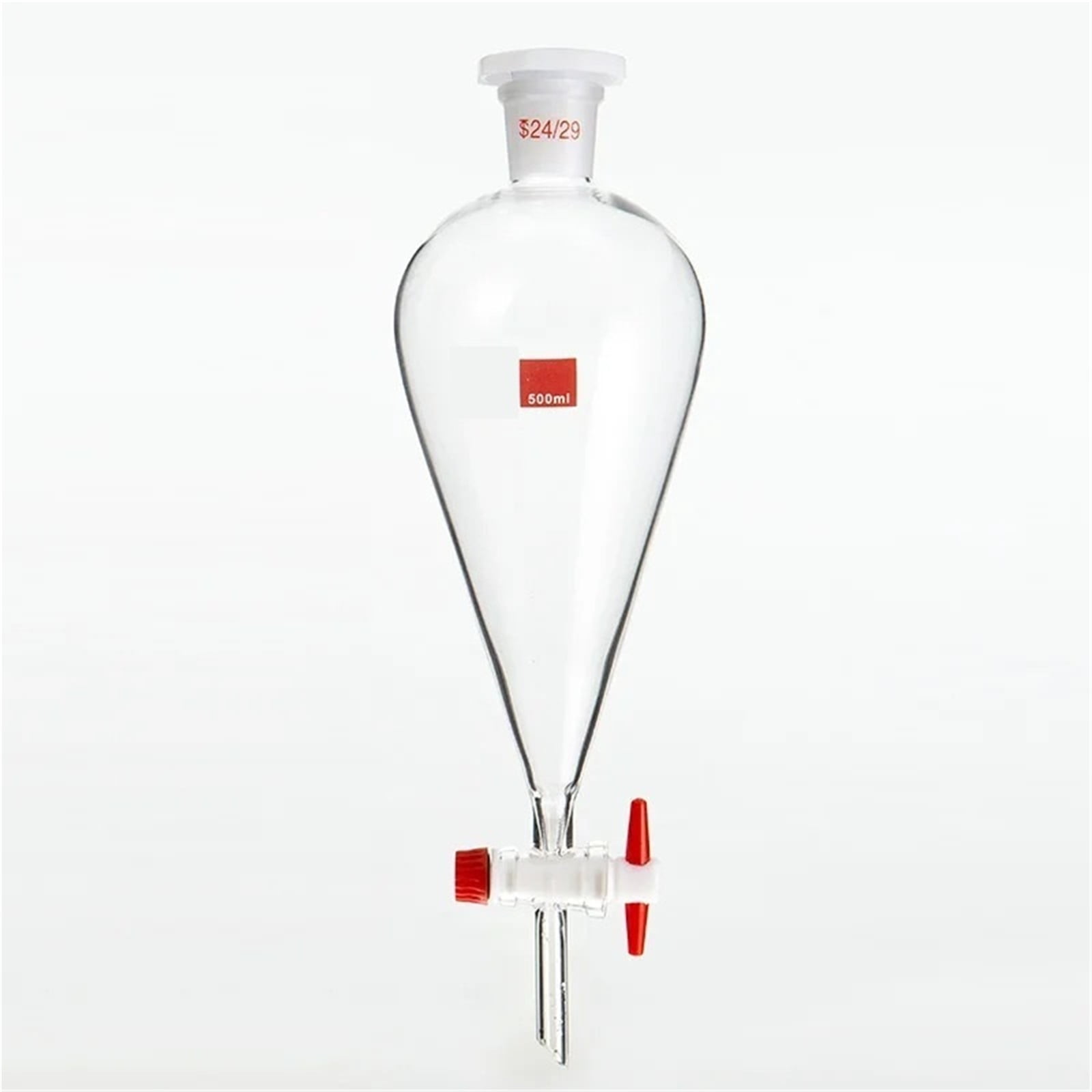 1pcs 30ml To 1000ml Pear-shaped Clear And Thick Separating Funnel With ...
