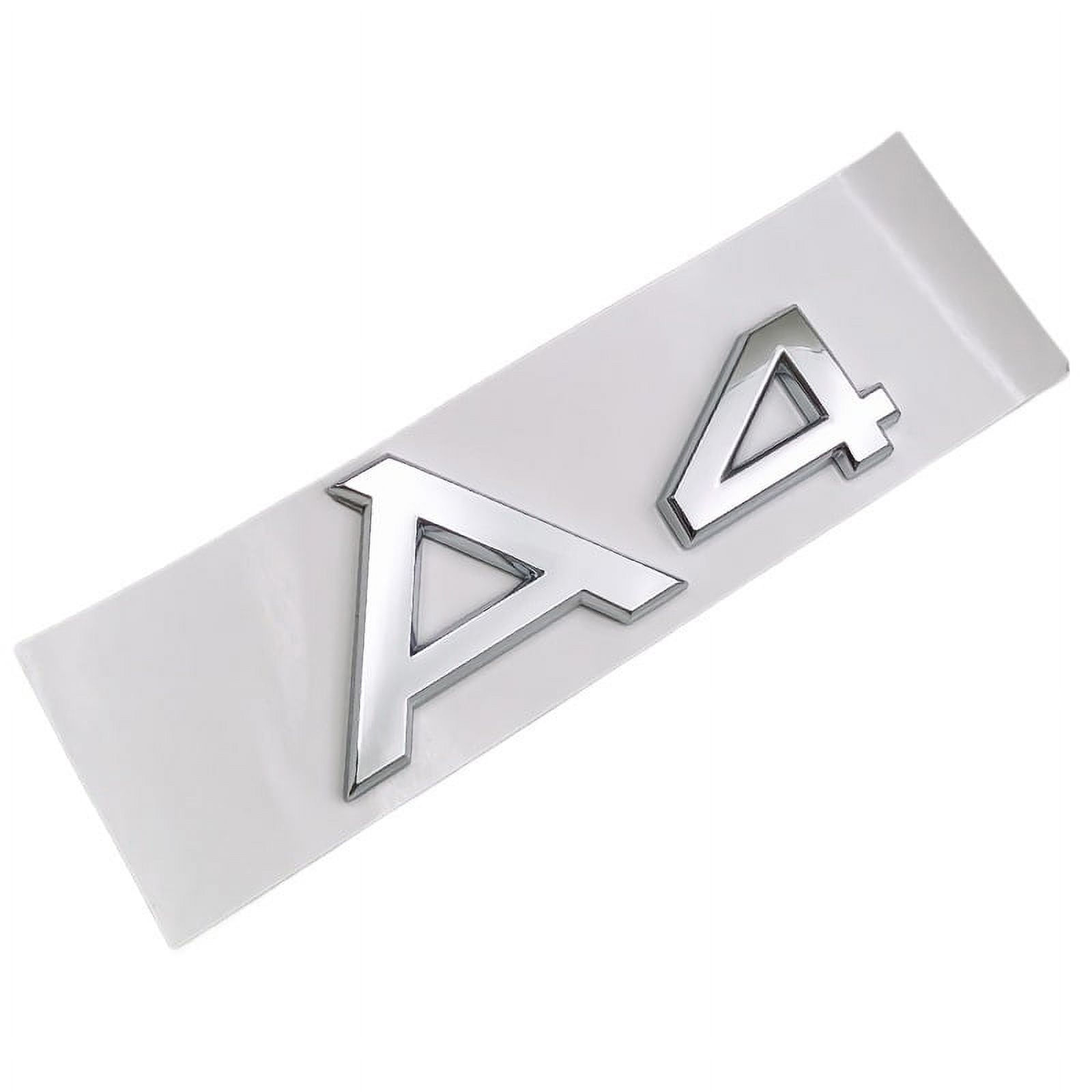 1pcs 3D ABS Chrome S Line A1 A2 A3 A4 A5 A6 A7 A8 Logo Emblem Auto ...