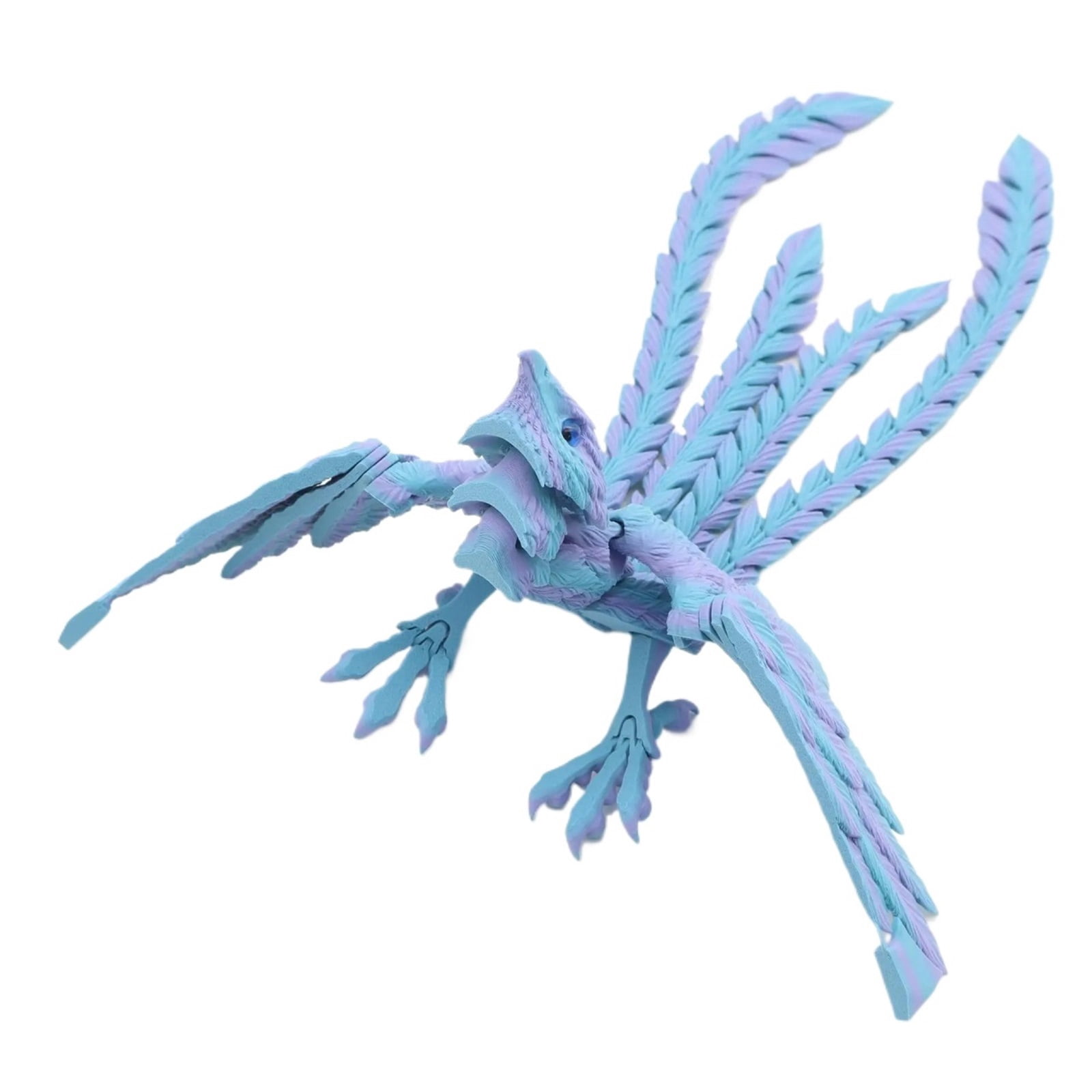 1pcs 3D Printed Movable Phoenix Bird Model With Multi-color Handicraft ...