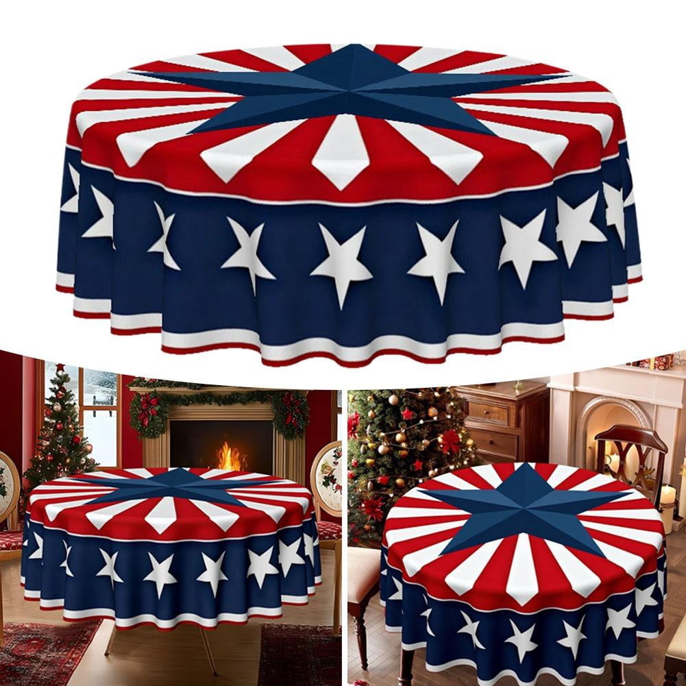 1pcs 4 of July Tablecloth 60x60 Inch Waterproof Memorial Day ...