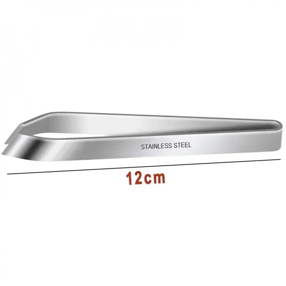 1pcs 430 Stainless Steel Fish Bone Tweezers Pincer Clip Puller Remover ...