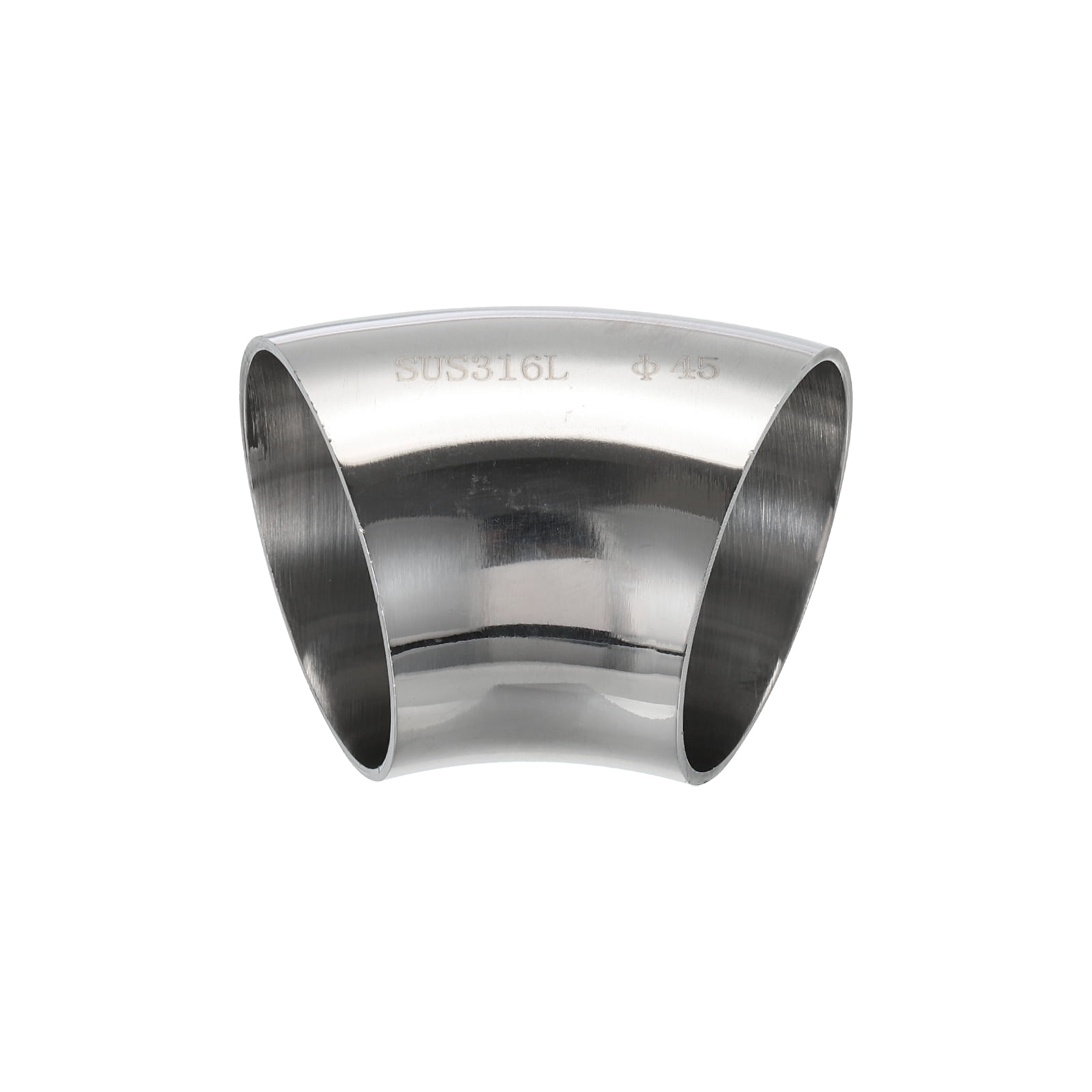 1pcs 45 Degree Mandrel Bend Elbow, 1 7/9 Inch OD Steel Exhaust Elbow ...