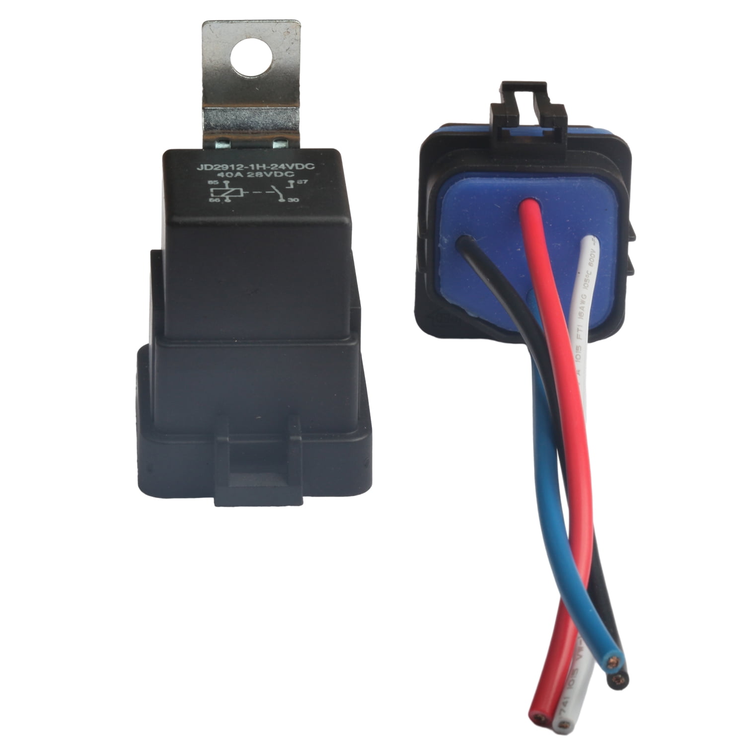 1pcs 5-PIN SPDT Automotive Relay JD2912-1H-24VDC 40A 24VDC - Walmart.com