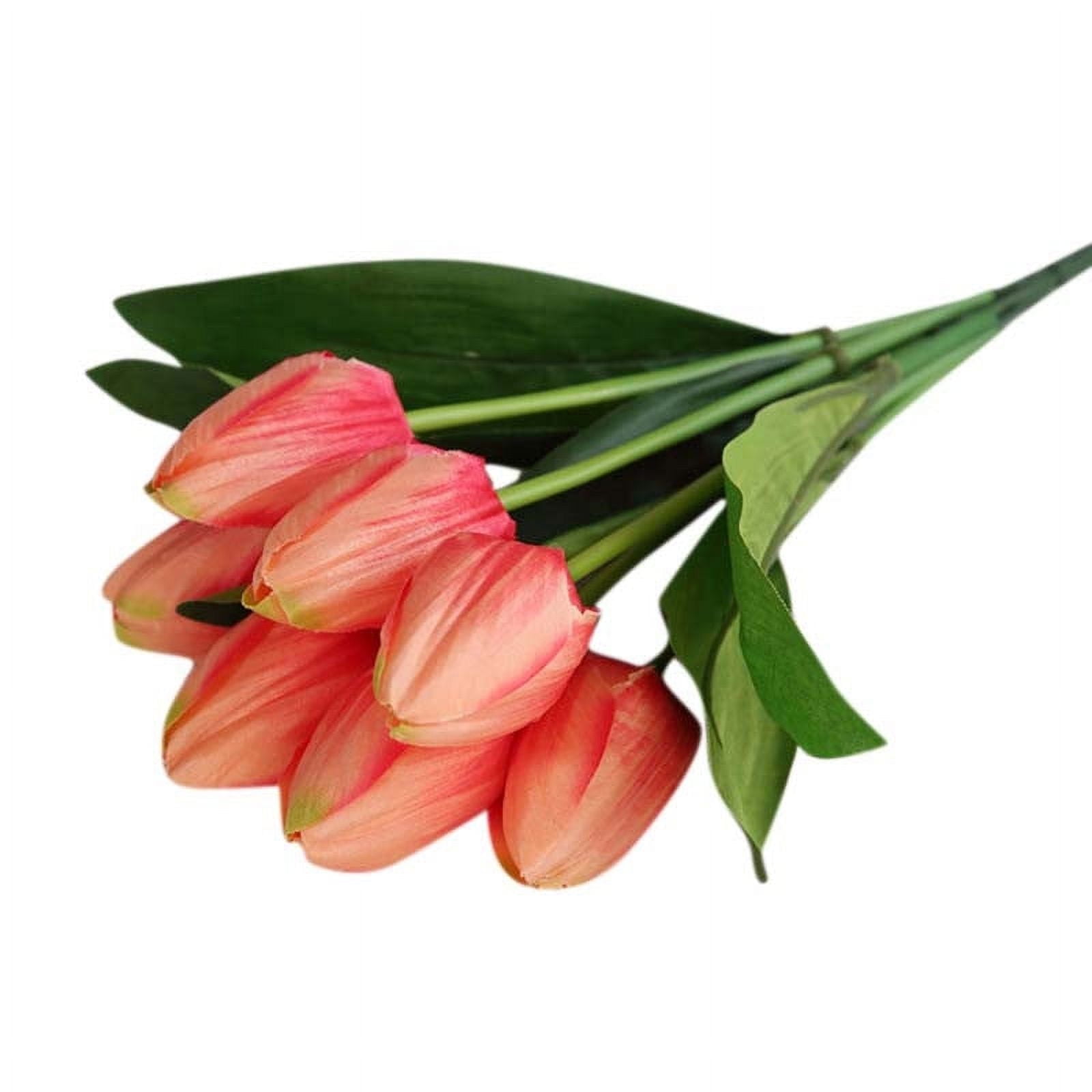 1pcs 7-head Flower Latex Real Bridal Wedding Bouquet Home Decoration ...