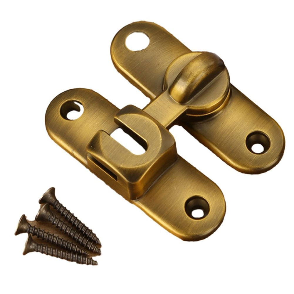 1pcs 80*25mm Door Lock Latch 90/180 Degree Anti-Theft Buckle Sliding ...