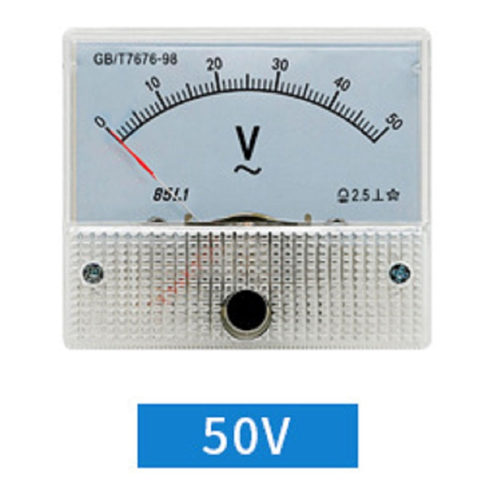 1pcs 85L1-V Pointer AC Voltmeter Analog Voltmeter Pointer Panel Meter Voltage Meter 50/60Hz AC ...
