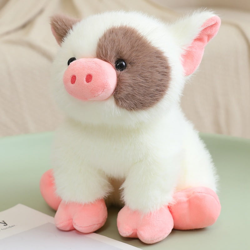 1pcs 9.85in Realistic Pig Stuffed Animal Plush Toy, Soft Pig Stuffed ...