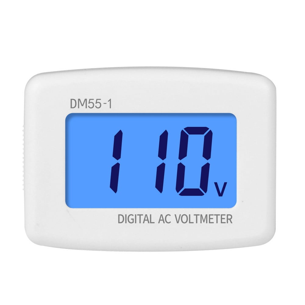 1pcs AC Voltmeter Plug Type DM55-1 For Pure AC 50-60HZ Mains Power For ...