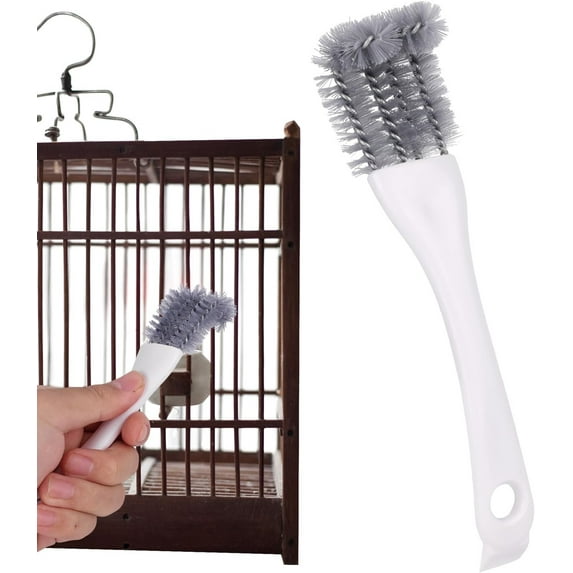 Bird Cage Cleaning Brush with Long Handle, Bird Cage Cleaner Durable ...