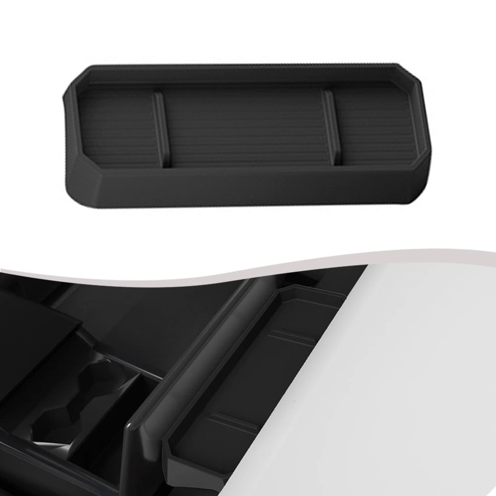 1pcs Black/white/gray Center Console Silicone Storage Tray For Tesla ...