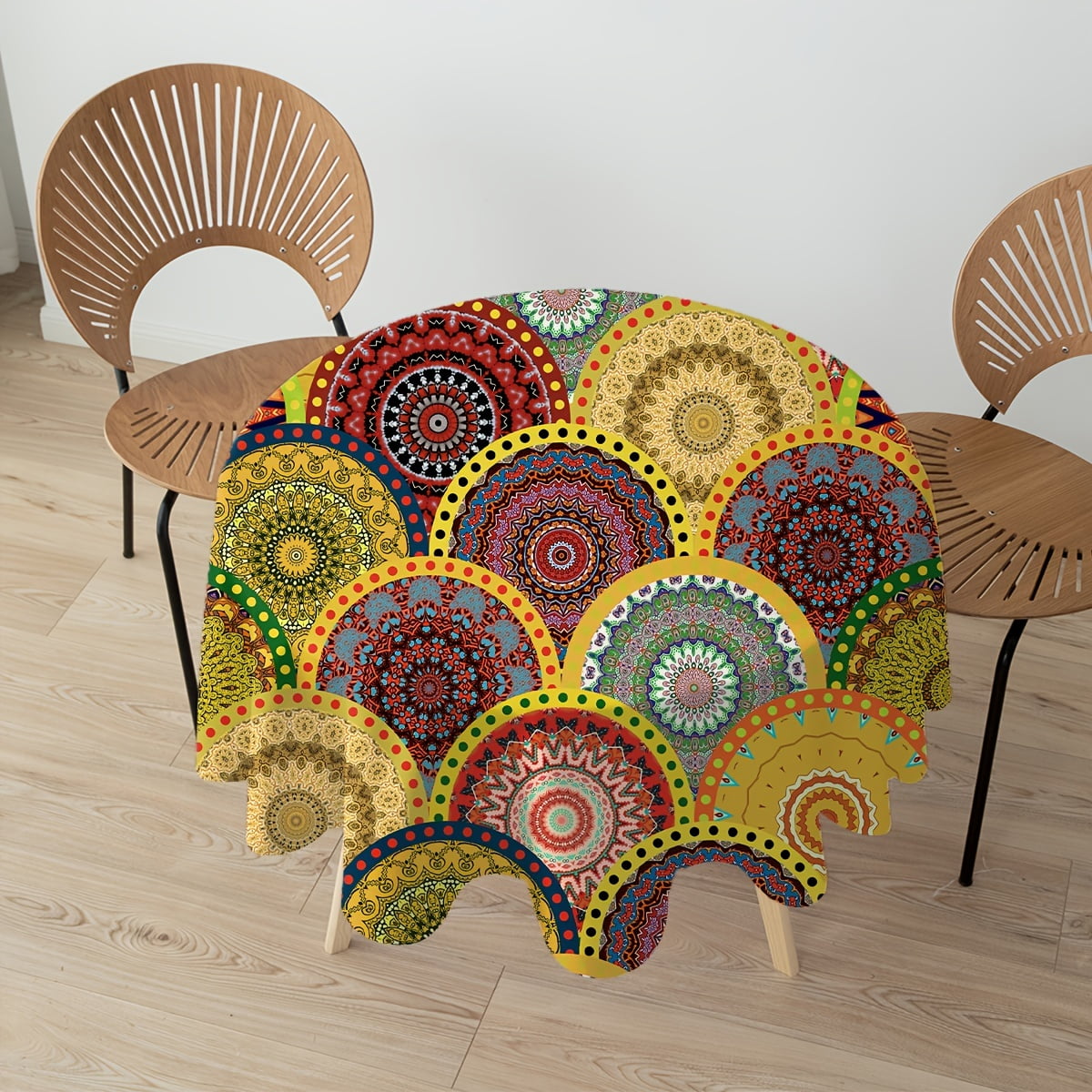 1pcs Bohemian Ethnic Style Home Living Room Dining Table Dust-proof ...