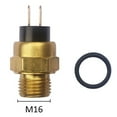 1pcs Brass Motorcycle Radiator Coolant Fan Water Temperature Thermostat ...
