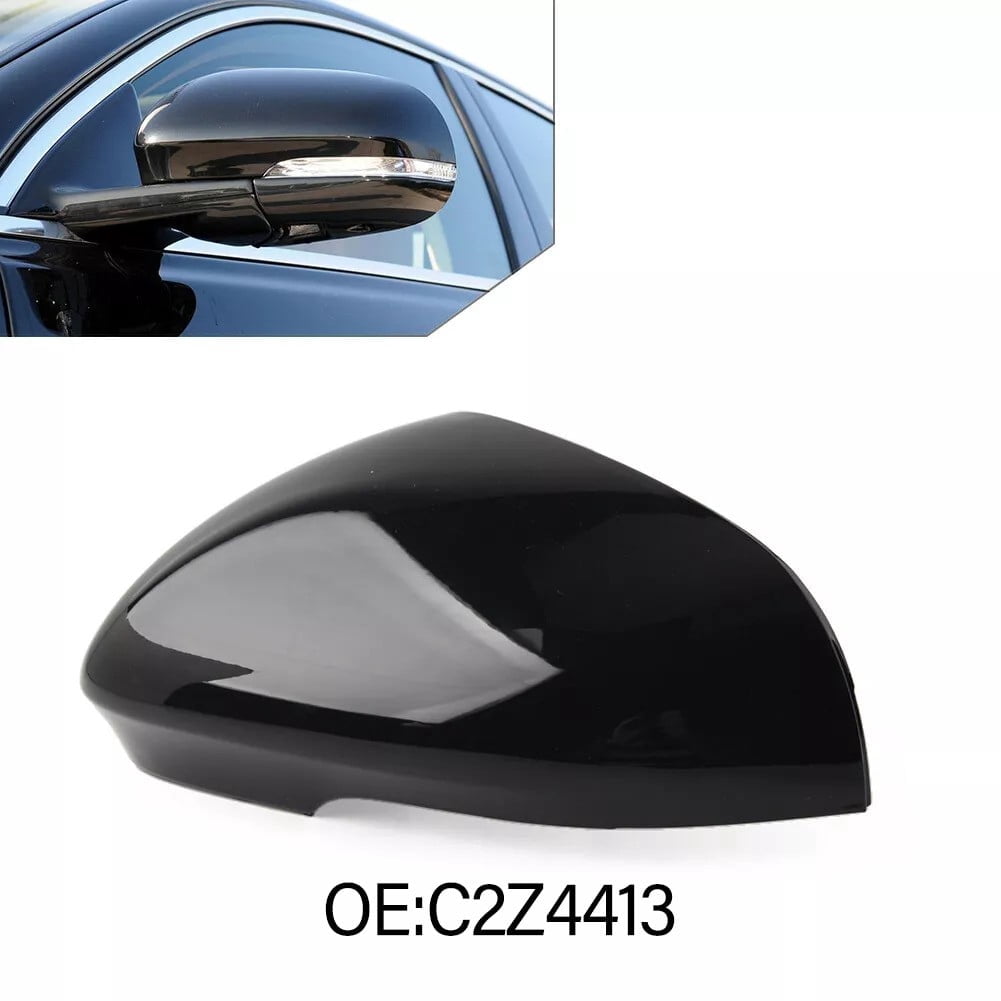 1pcs Brilliant Black Abs Rear Wing Mirror Housing Cover Left Right For ...
