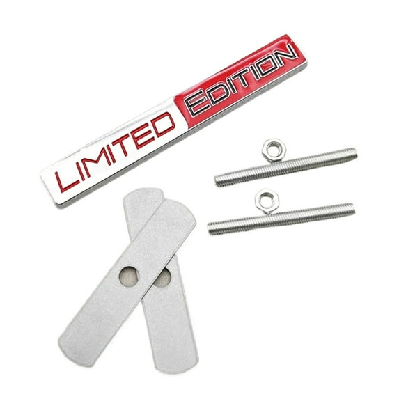 1pcs Car Styling 3D Metal Logo LIMITED EDITION Rear Trunk Badge Side ...