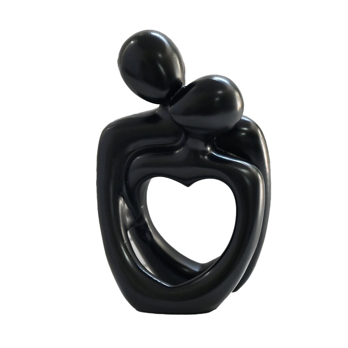 1pcs Ceramic Couple Statues - Hugging Couple Figurines for Shelf and ...
