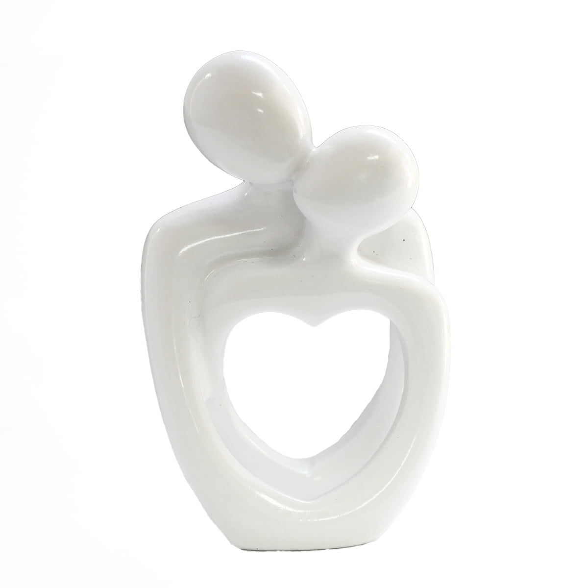 1pcs Ceramic Couple Statues - Hugging Couple Figurines for Shelf and ...