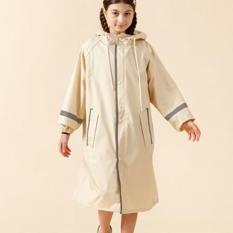 1pcs Children's Raincoat Thickened Extended Rainproof Full Body Poncho ...