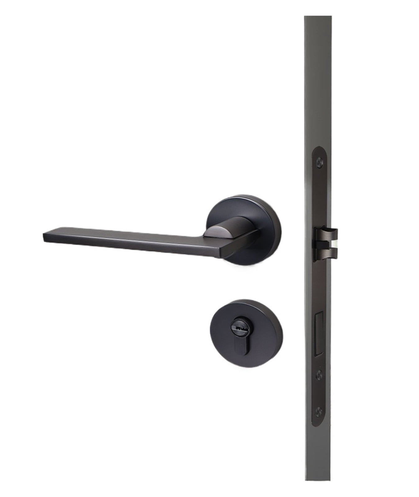 1pcs Complete set of silent split lock indoor wooden door handle ...