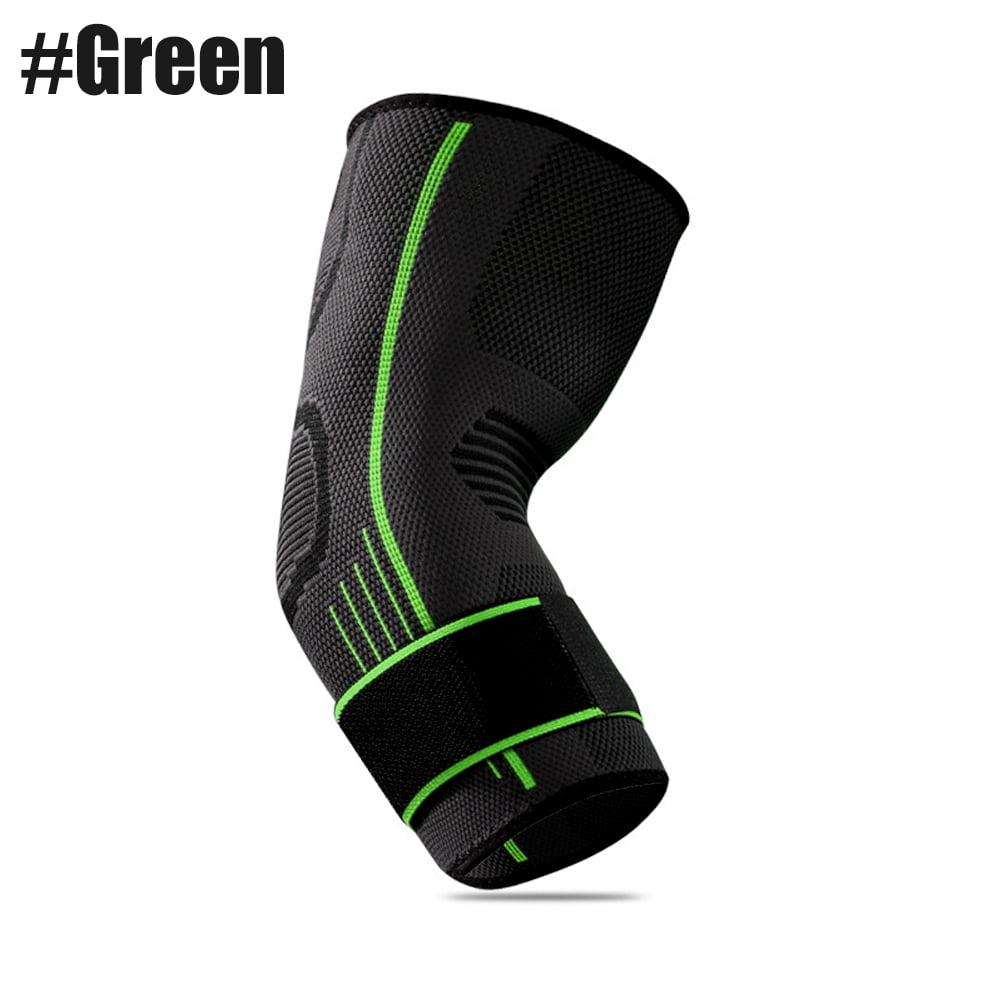 1pcs Compression Sleeve Elbow Brace Gym Elastic Golfer's Elbow Straps ...