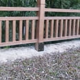 1pcs Concrete Post Anchor, Heavy Duty U-Shape Wet Concrete Fence Post ...