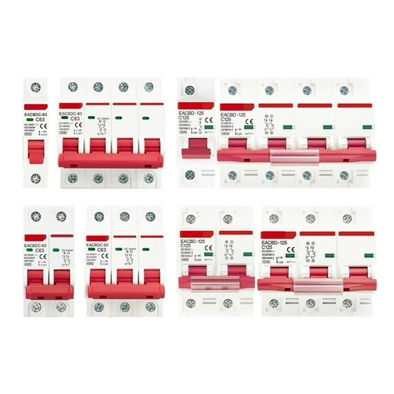1pcs DC 1000V 1P 2P 3P 4P Solar Mini Circuit Breaker Overload ...