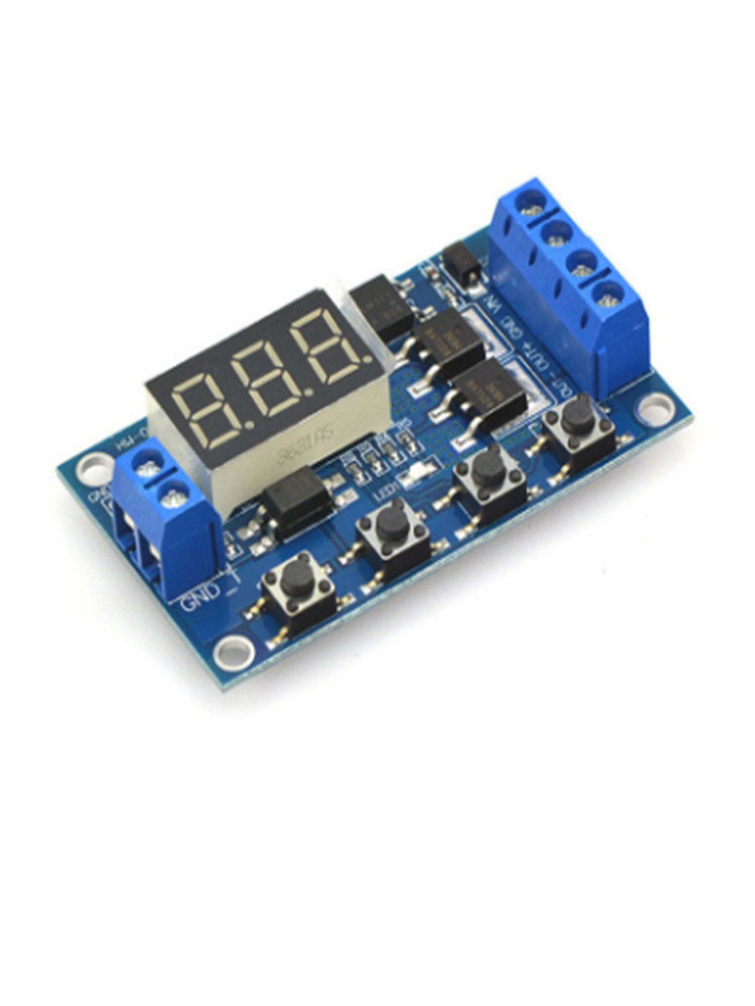 1pcs DC 12V 24V Dual MOS Tube LED Digital Time Delay Relay Trigger Cycle Timer Delay Switch ...
