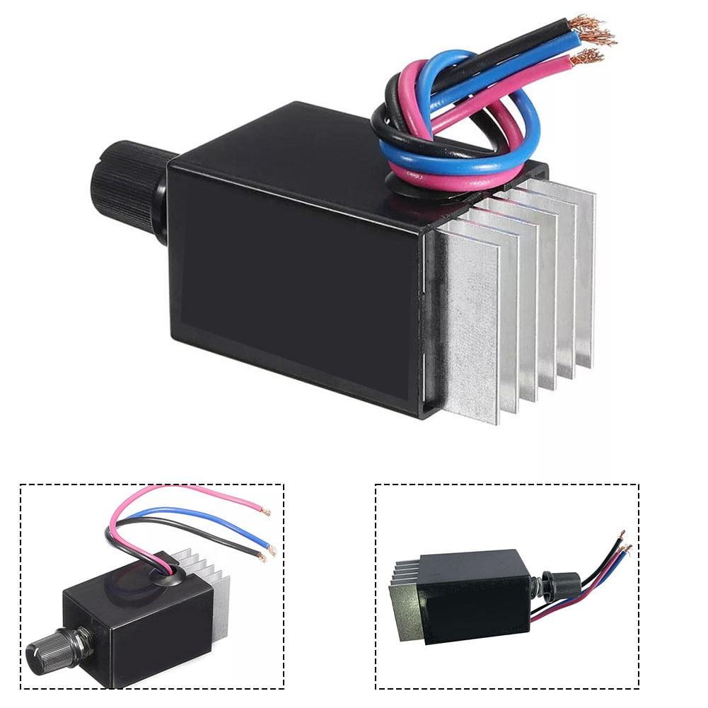 1pcs DC Motor Speed Controller DC 12v/24v Motor Rheostat with Heat Sink ...