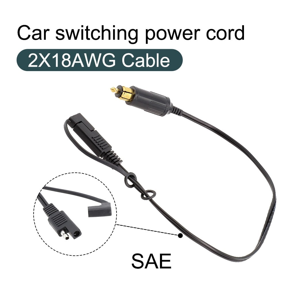 1pcs DIN Hella Powerlet Plug to SAE Adapter Connector Cable for BMW ...