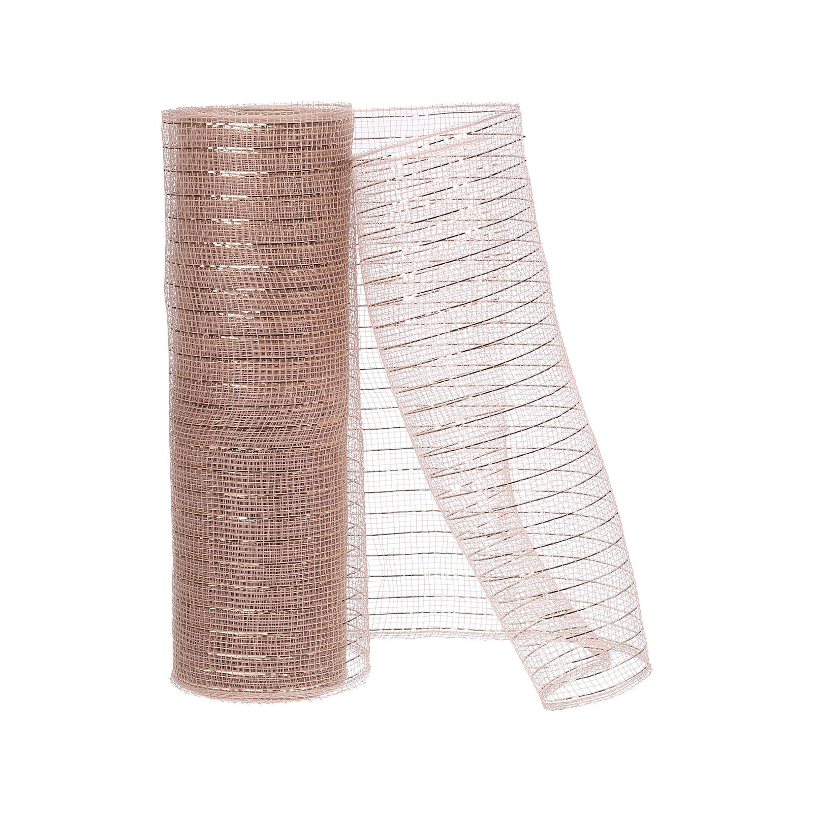 1pcs Deco-Mesh, 10 Inch x 10 Yard Deco-Mesh Ribbon Roll Foil Metallic ...
