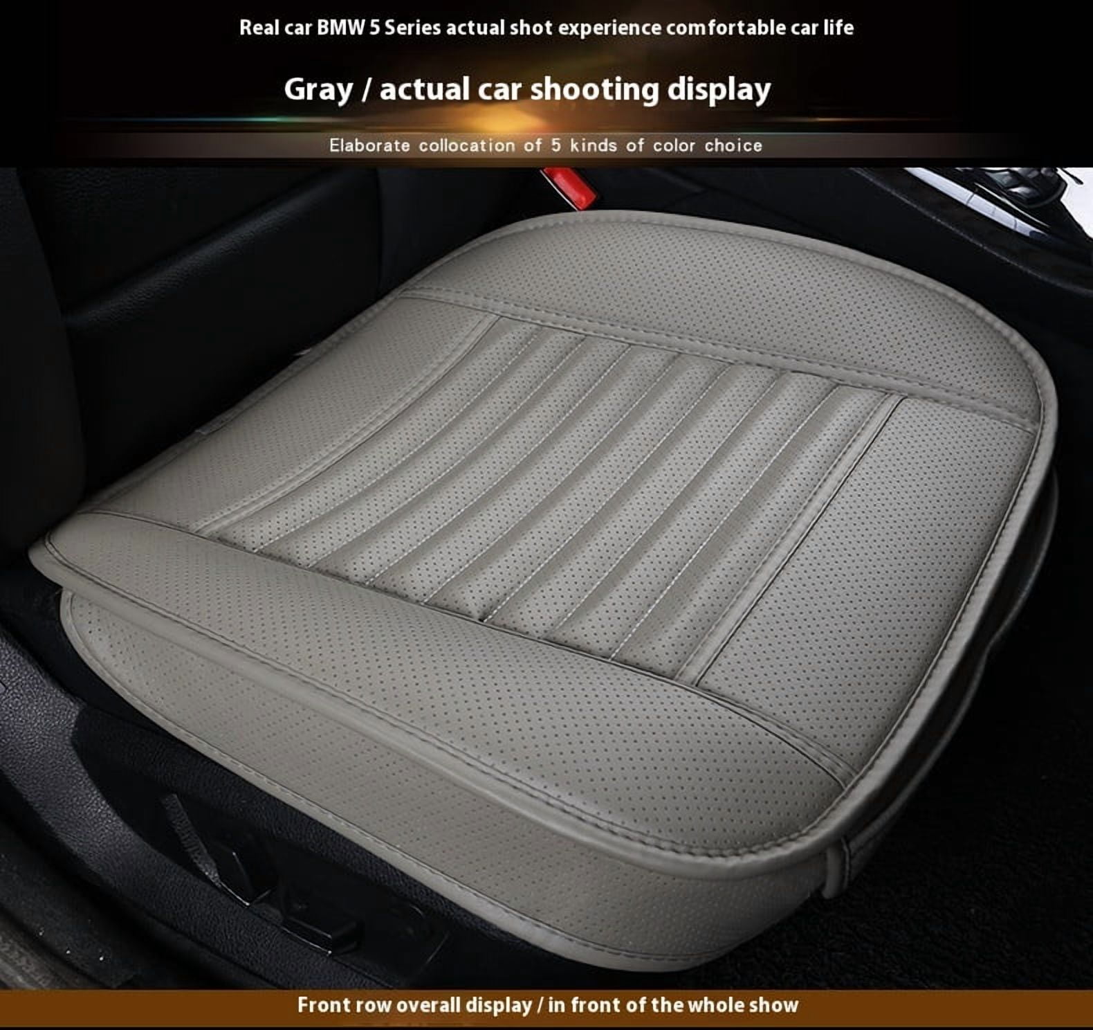 1pcs Edge Wrapping Comfortable Car Front Seat Cover Cushion Pad Mat ...