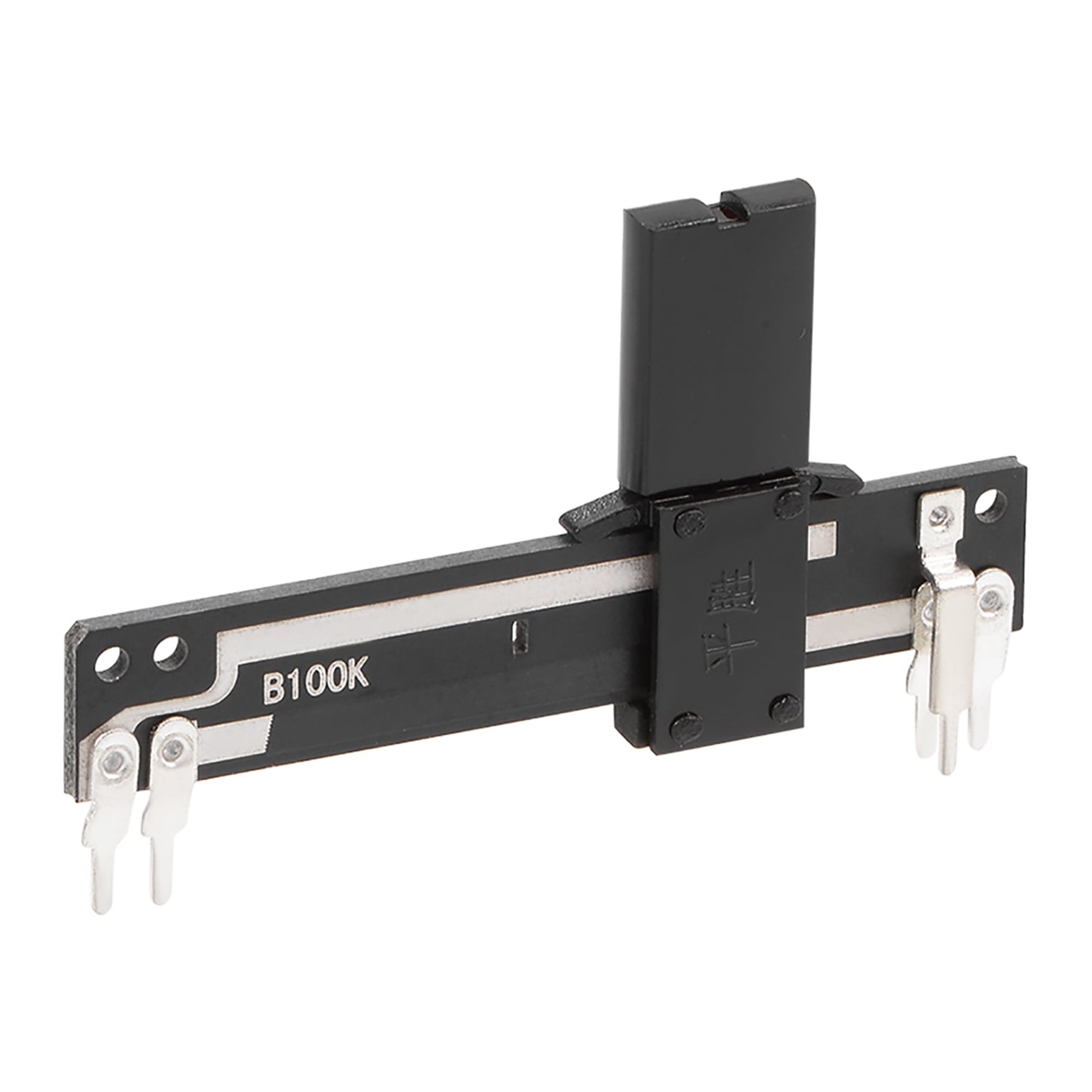 1pcs Fader Variable Resistors Mixer 50mm Straight Slide Potentiometer B100k Ohm Linear Double