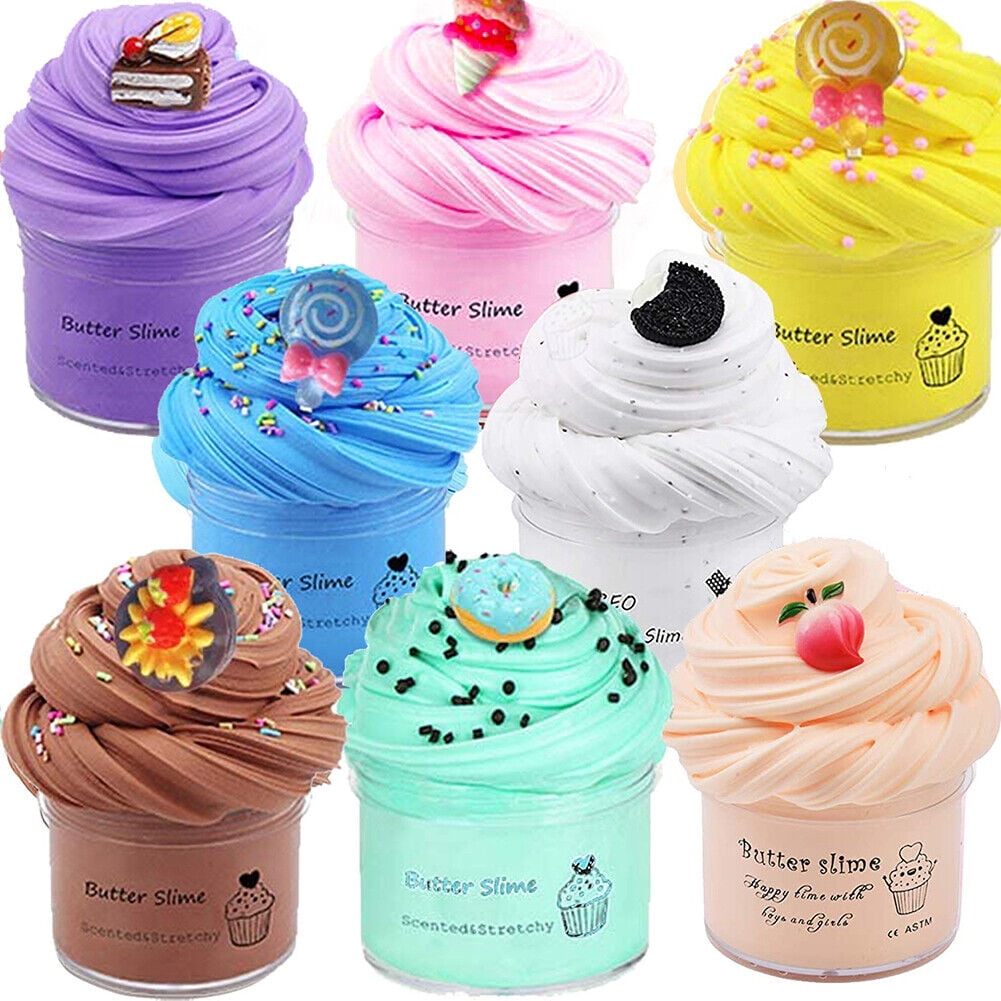 1pcs Fairy Floss Cloud Slime Reduced Pressure Soft Mud Stress Relief ...