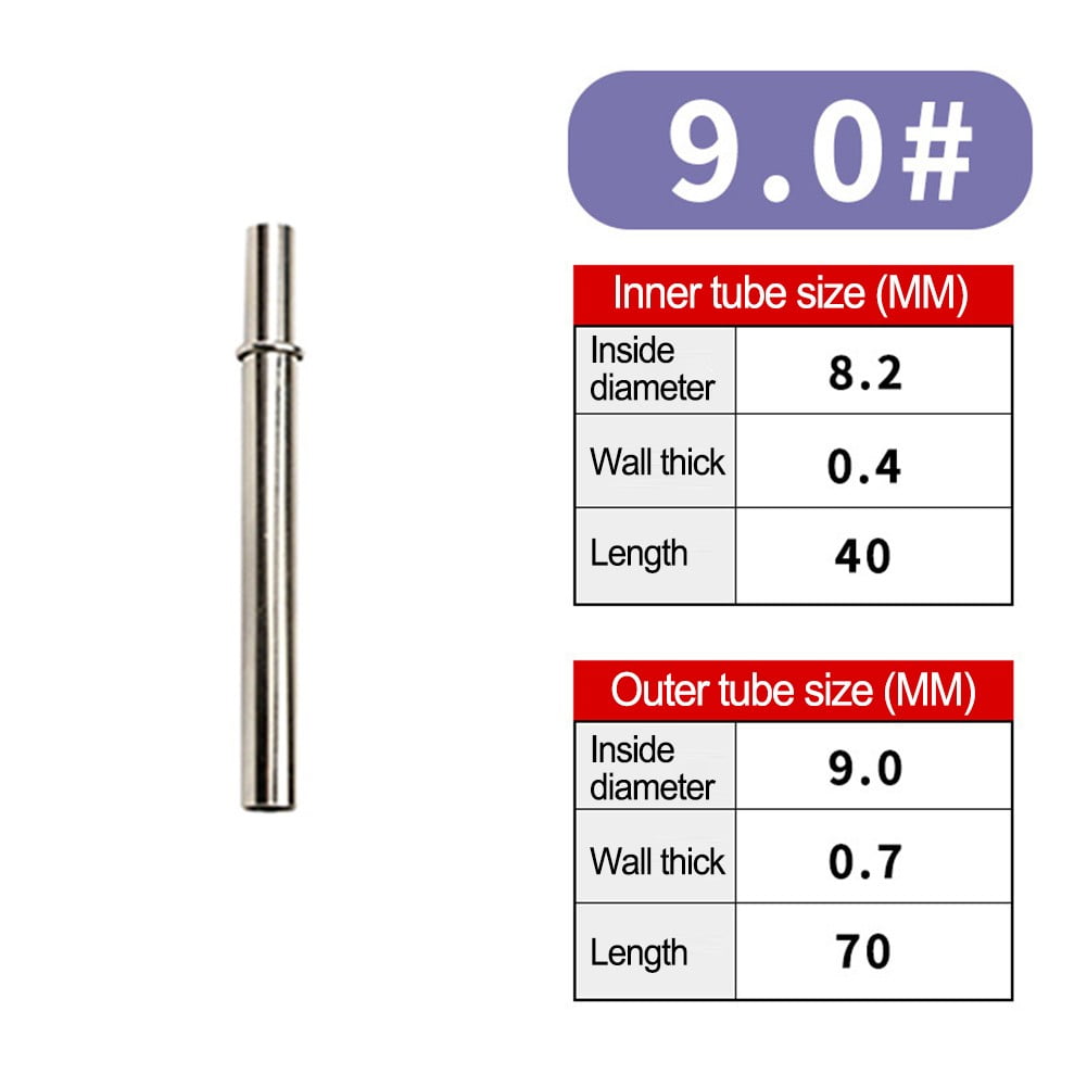 1pcs Fishing Rod Connecting Tube 30-45mm Enhanced Type Metal Fishing ...