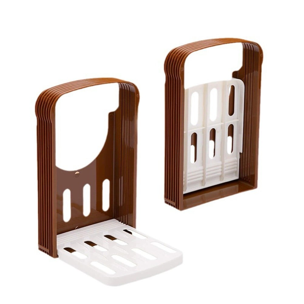 1pcs Foldable Bread Cutting Guide Toast Bread Slicer Stand Plastic ...